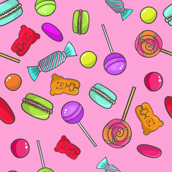 Modelo dulce ilustración del vector. Ilustración de blanco - 75565453