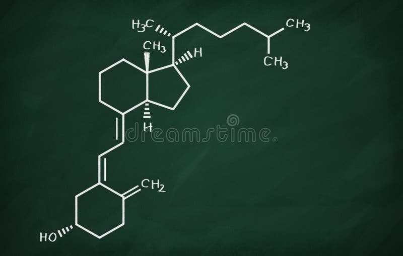 Modelo Estructural De La Molécula De La Vitamina D3 Stock de ...