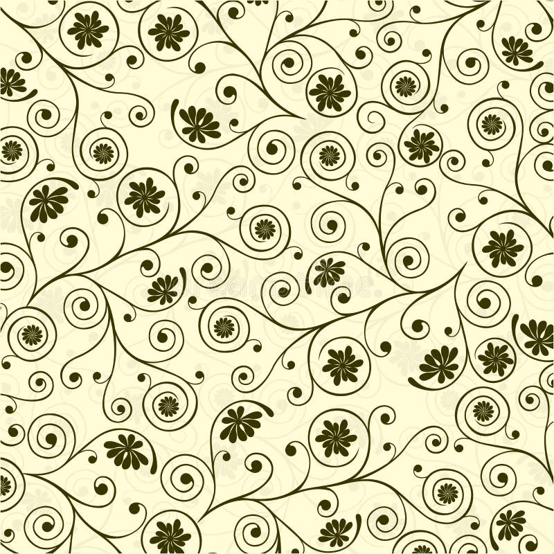 Modelo floral, vector ilustración del vector. Ilustración de vector ...