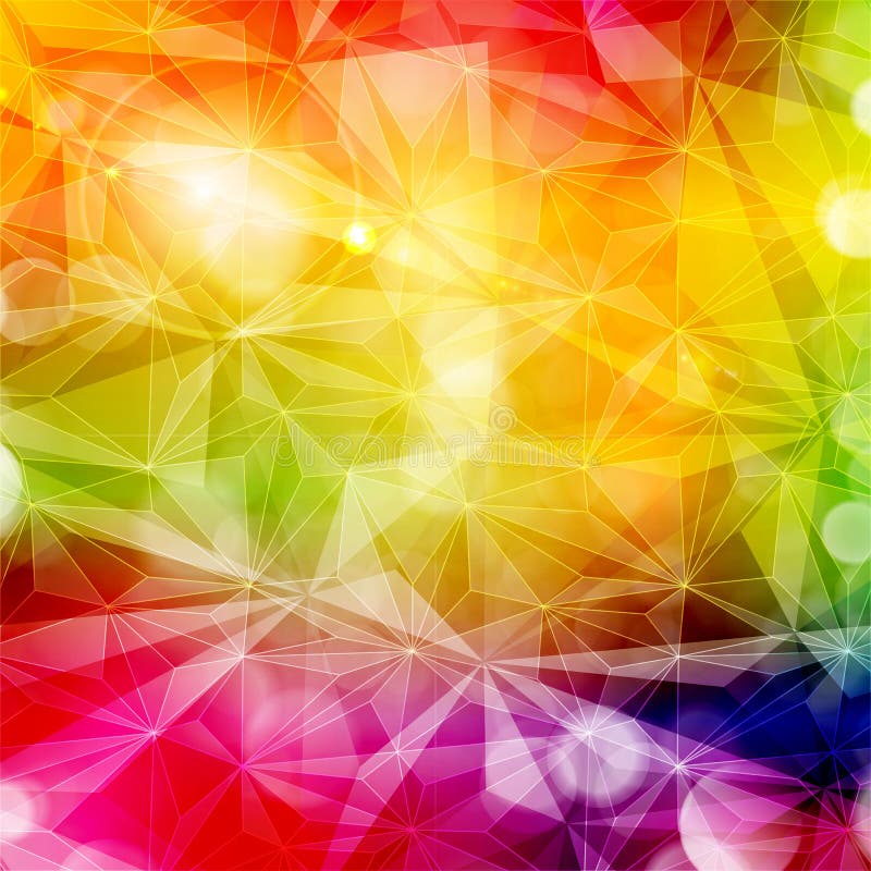 Efectos Luminosos Del Vector Colorido Ilustración del Vector ...