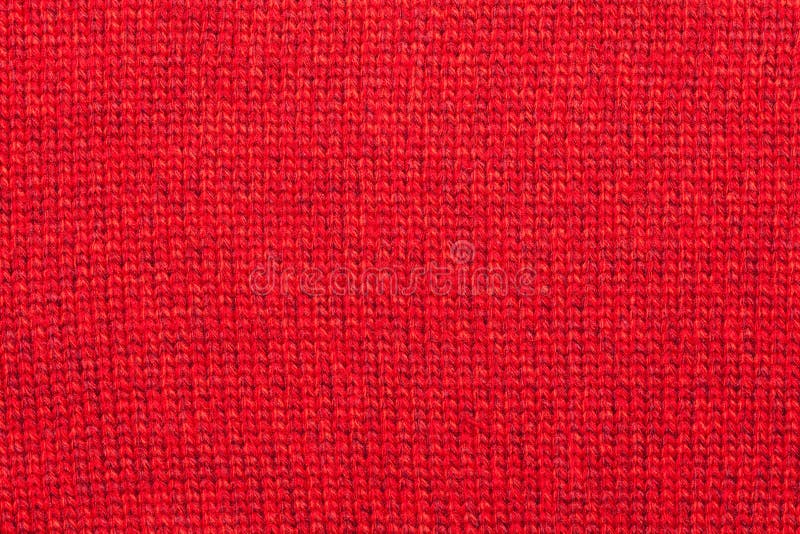 Modelo Hecho Punto Rojo De La Materia Textil De La Mezcla Foto de ...