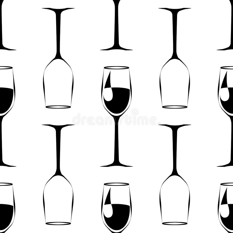 Silueta Negra De La Copa Aislada En El Fondo Blanco Vector Ilustración ...