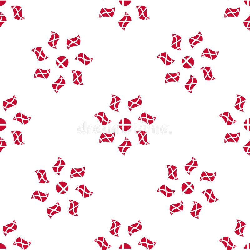 Modelo Inconsútil De La Bandera Danesa Ilustración del Vector ...