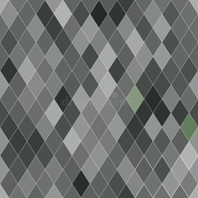 Modelo Inconsútil Del Vector Con Rombos Textura Gris Abstracta ...