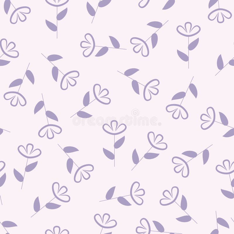 Modelo Inconsútil Floral Simple, Fondo De La Flor, Vector Ilustración ...