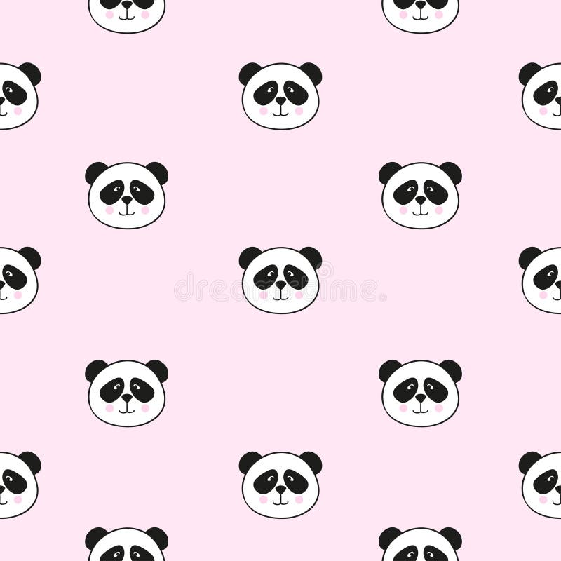 Modelo Inconsútil Con Las Pandas Lindas En Rosa Ilustración del Vector ... Modelo Inconsútil Con Las Pandas Lindas En Rosa Ilustración del Vector ...