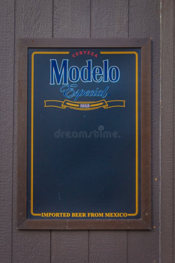 Modelo Mexican Brewery Sign Display Editorial Stock Image - Image of ...