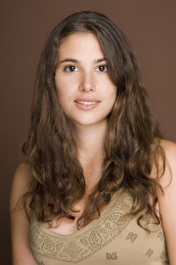 Modelo Natural 2 imagem de stock. Imagem de fêmea, fundo - 195669