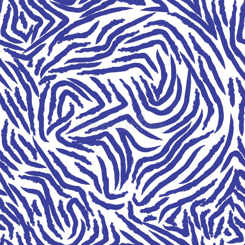 Modelo Seamless Azul De Cebra Ilustración del Vector - Ilustración de ...