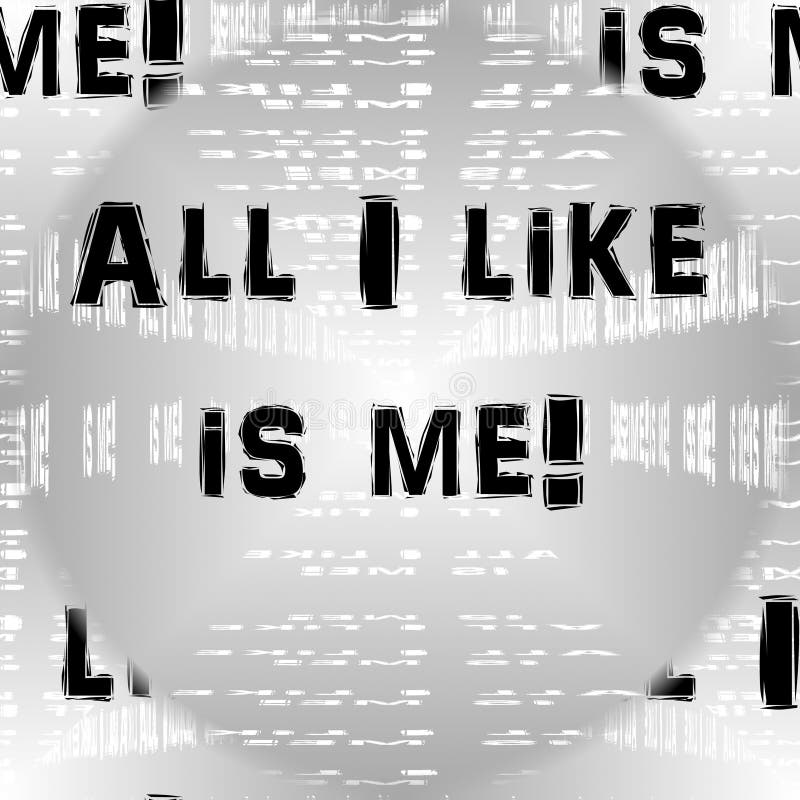 ¡Modelo - Todo Lo Que Tengo Gusto Es Yo! 2 Stock de ilustración ...