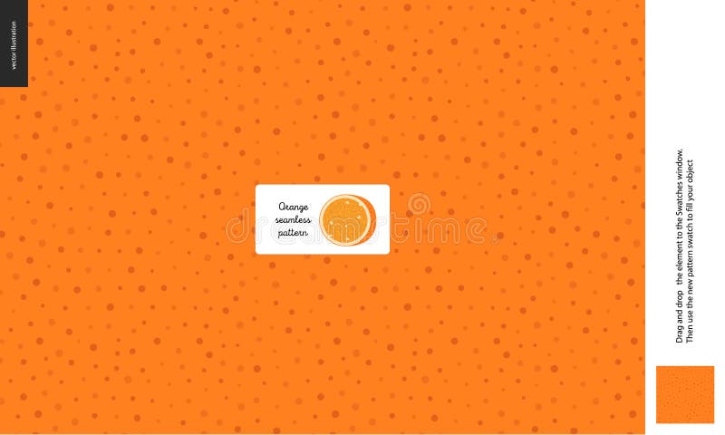 Modelos De La Comida, Fruta, Anaranjada Ilustración del Vector ...