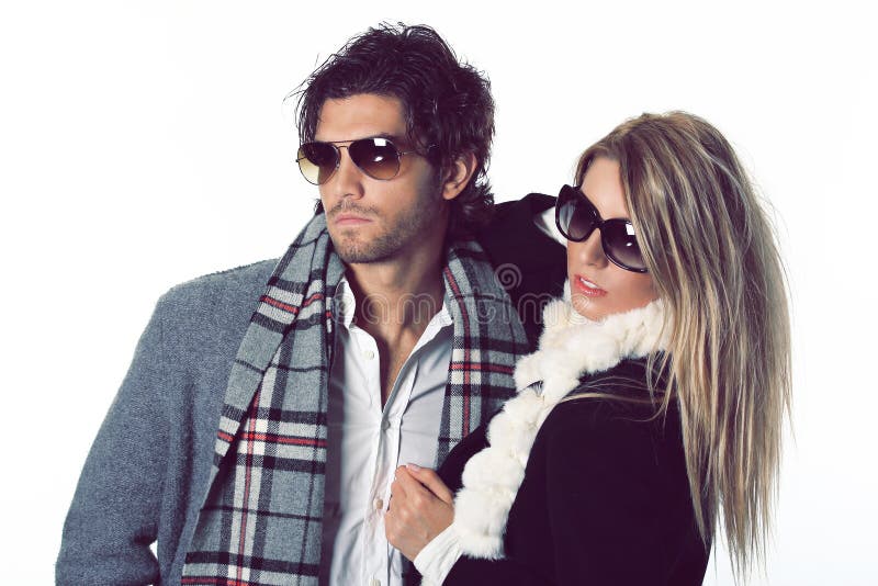 Modelos De Manera Con Las Gafas De Sol Foto de archivo - Imagen de ...