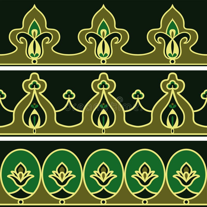 Modelos persas ilustración del vector. Ilustración de deco - 25422181