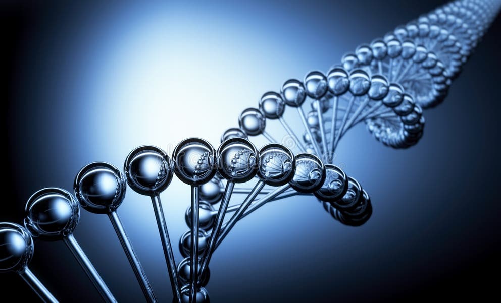 Models of DNA Code Structure - 3D Stock Illustration - Illustration of ...