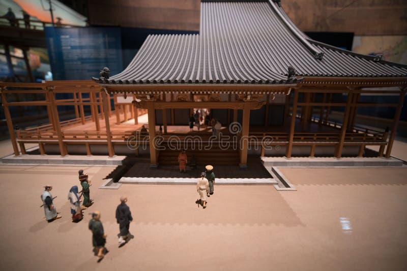 Models of the Exhibition Inside Osaka Museum of History Editorial Stock ...