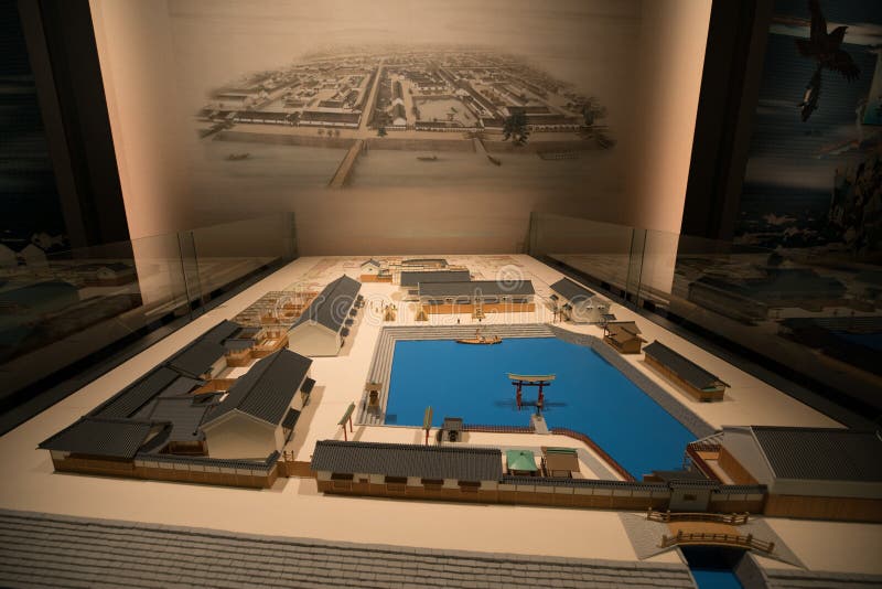 Models of the Exhibition Inside Osaka Museum of History Editorial Stock ...