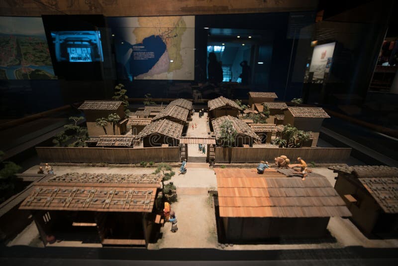 Models of the Exhibition Inside Osaka Museum of History Editorial Stock ...