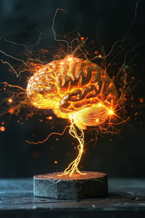 Models of the Human Brain Tree Stock Photo - Image of health ...