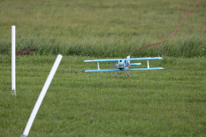 Display of Aircraft Models from World War II and World War I Stock ...