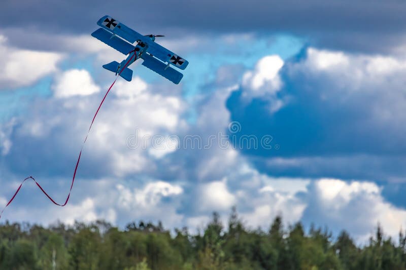 Display of Aircraft Models from World War II and World War I Stock ...