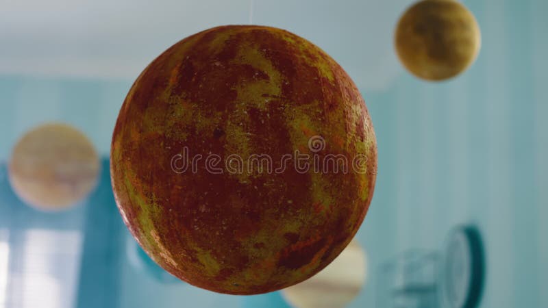 Models of Planet Hanging on Ceiling Stock Video - Video of design, room ...