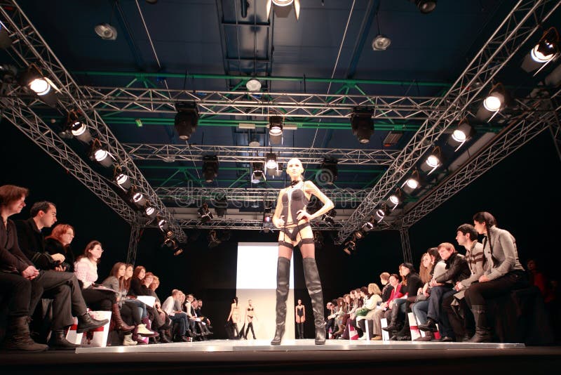 Models on Podium of CPM Collection Premiere Editorial Stock Image ...