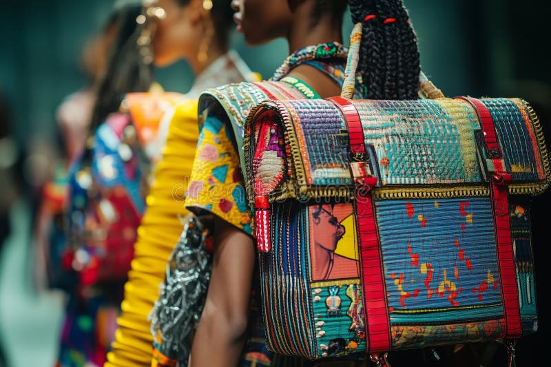 Vibrant Runway Show Displaying Models in Bold Outfits and Striking ...