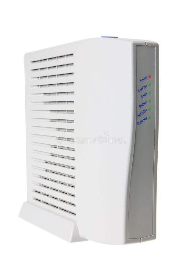Modem stock photo. Image of isolated, computer, cutout - 23540660