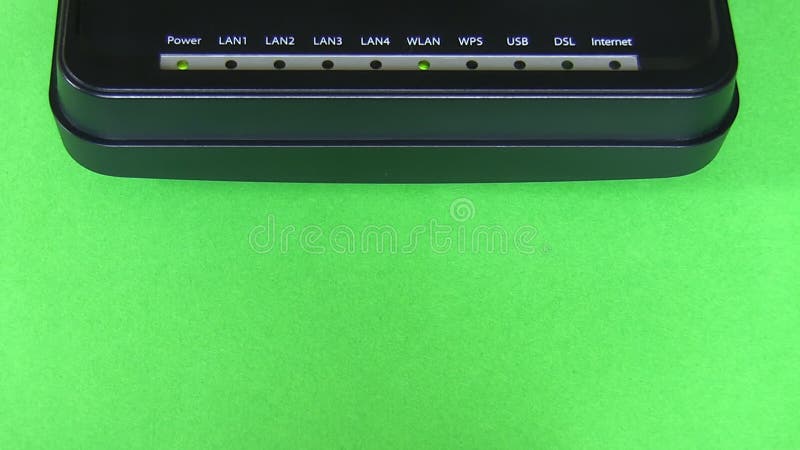 Internet Modem Light Plastic with Ventilation Stock Video - Video of ...