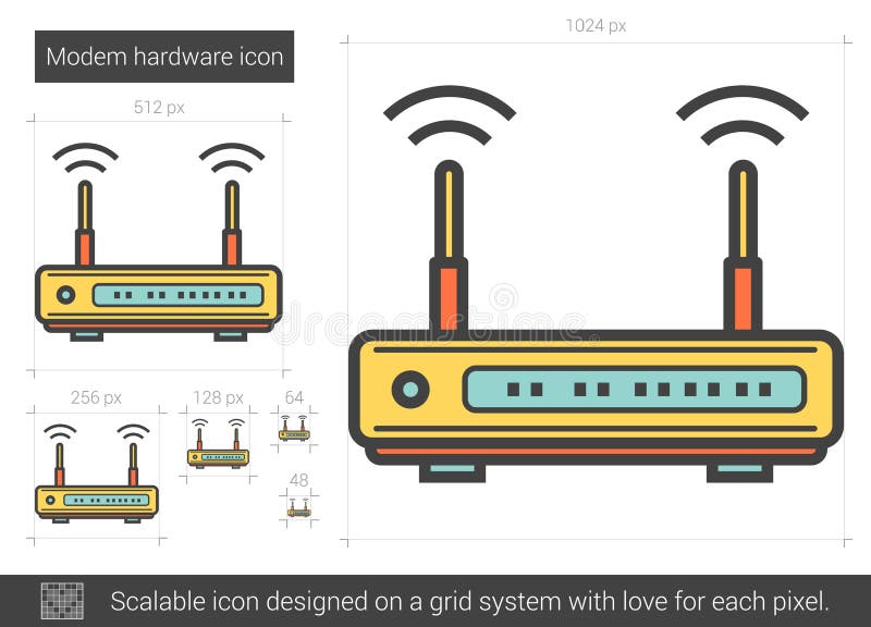 Modem Drawing Stock Illustrations – 593 Modem Drawing Stock ...