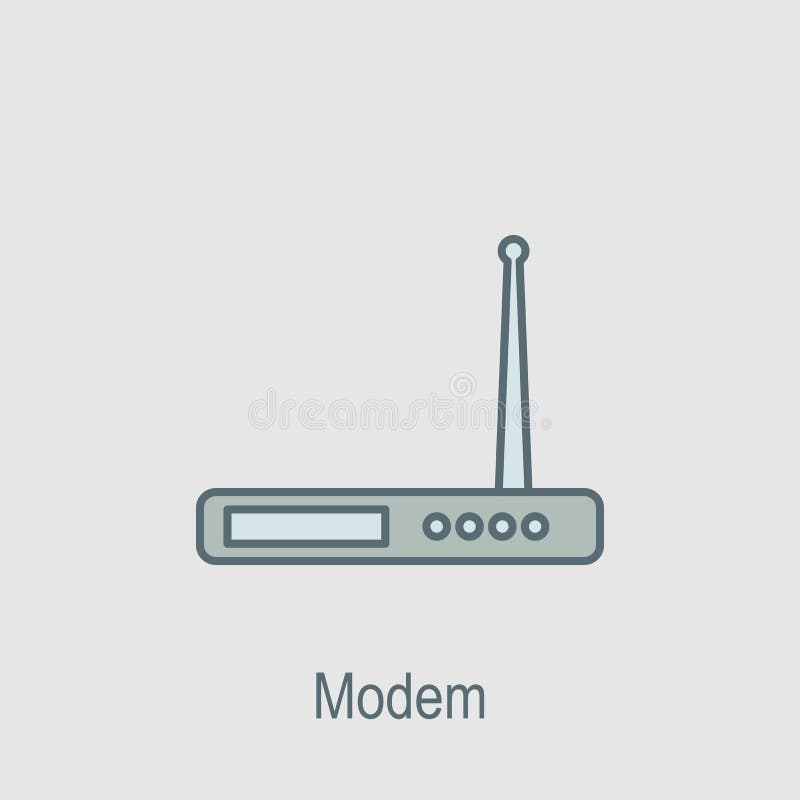 Modem Icon. Element of Simple Icon for Websites, Web Design, Mobile App ...