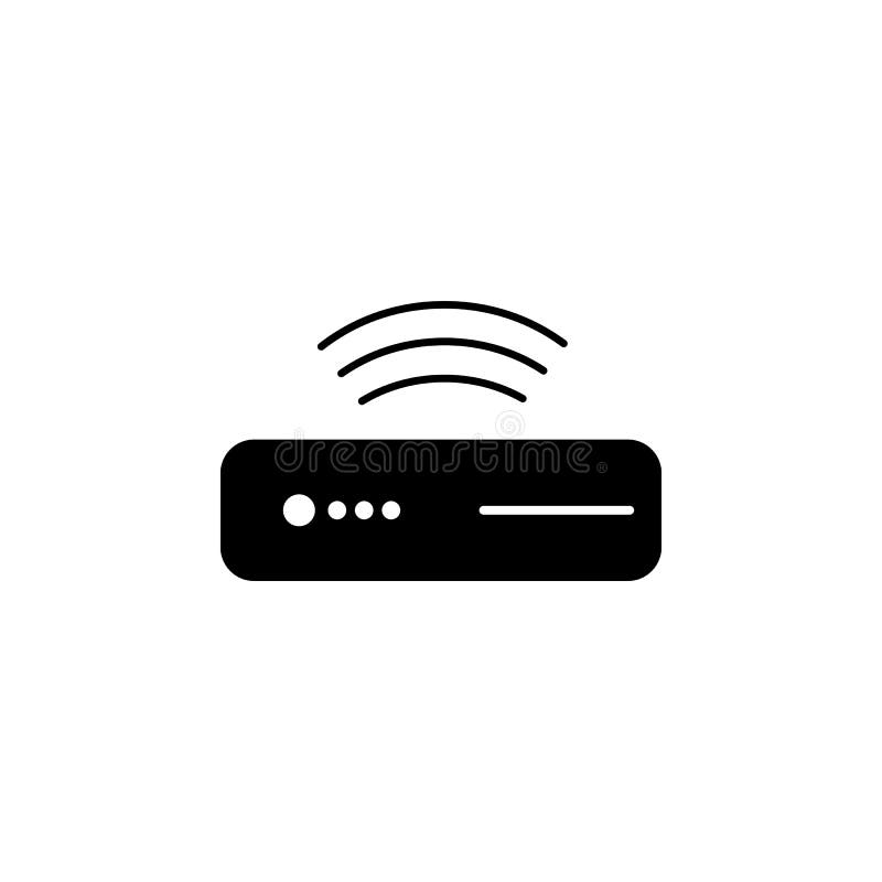 Modem Icon. Simple Glyph, Flat Vector of Technology Icons for UI and UX ...