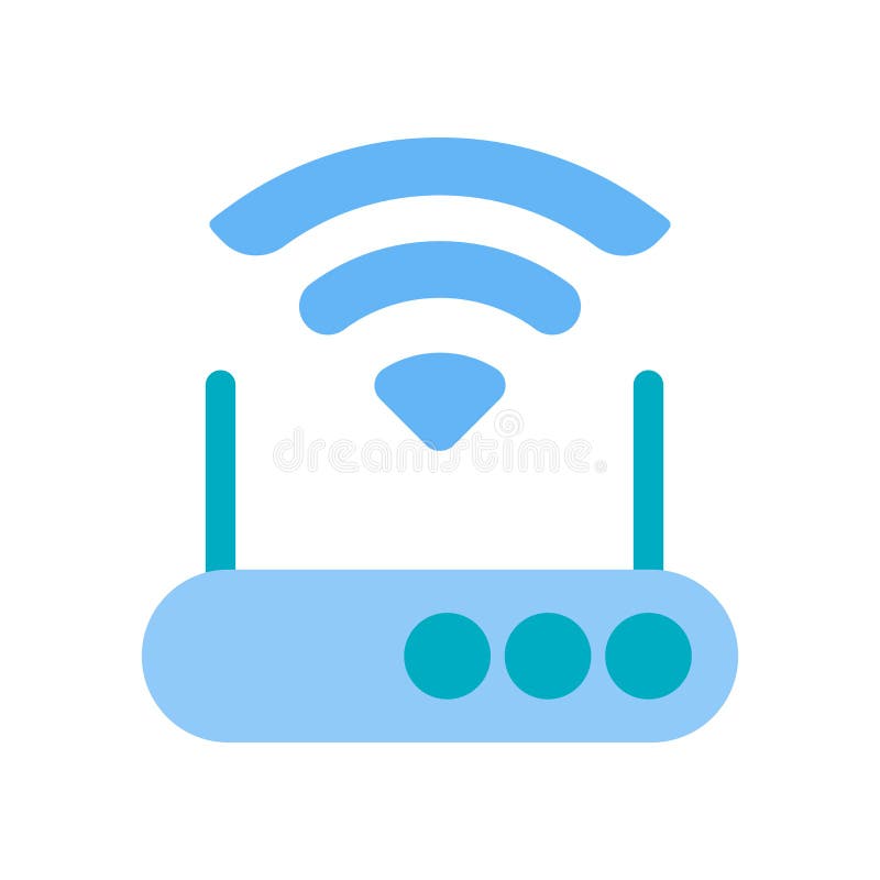 Modem Vector Icon on Transparent Background, Modem Logo Design Stock ...