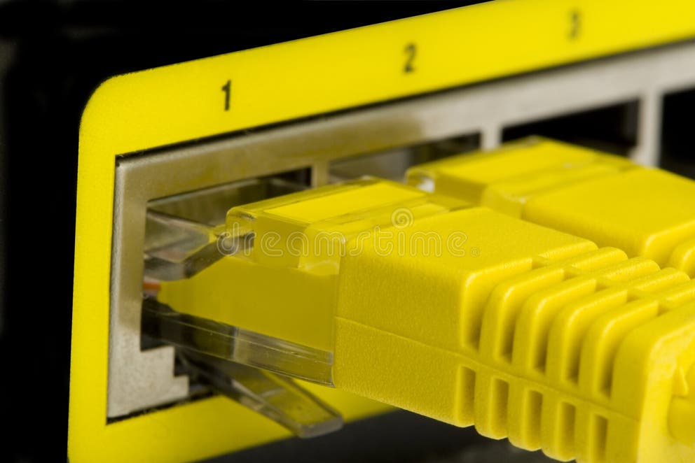 Modem plug cable stock image. Image of plug, datacenter - 10384087