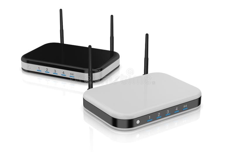 Wireless Ethernet Modem Router Stock Illustrations – 5,001 Wireless ...