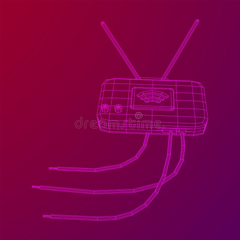 Modem Router with the Antenna High Speed Wireless Wifi Internet Stock ...