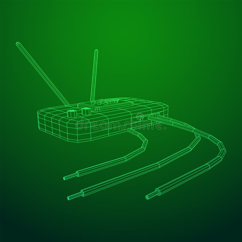 Modem Router with the Antenna High Speed Wireless Wifi Internet Stock ...