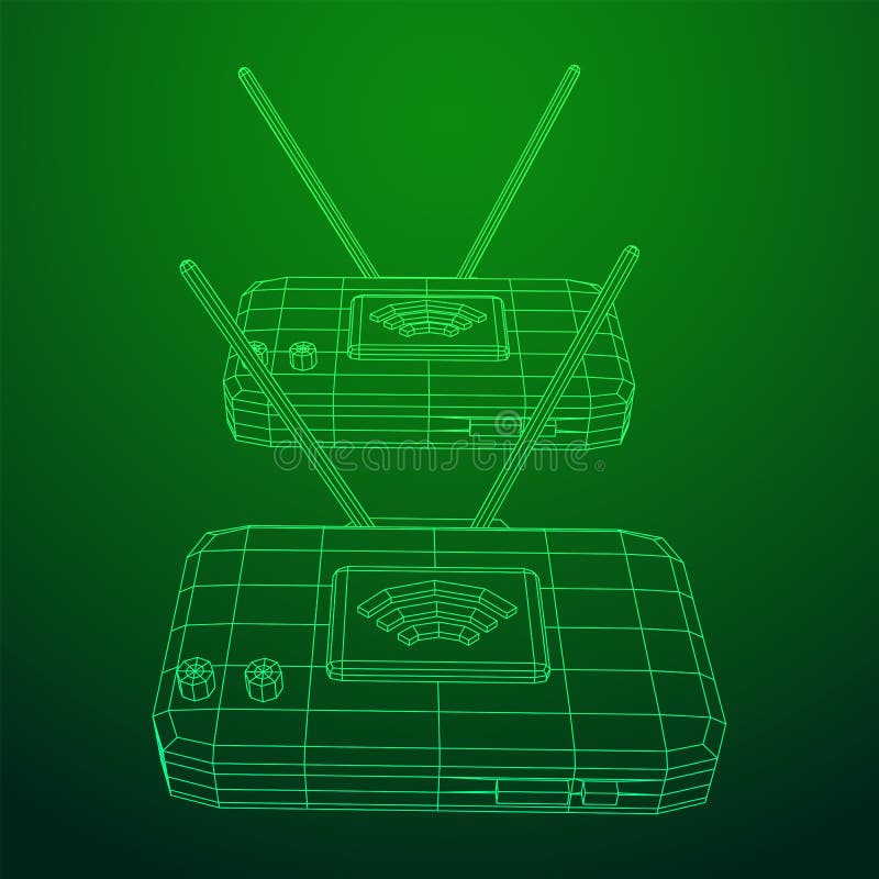 Modem Router with the Antenna High Speed Wireless Wifi Internet Stock ...