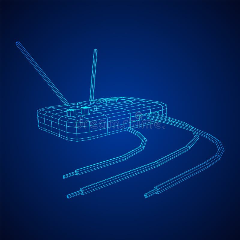 Modem Router with the Antenna High Speed Wireless Wifi Internet Stock ...
