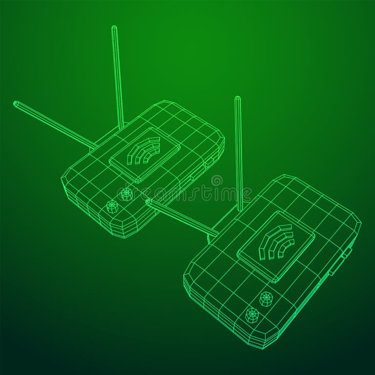 Modem Router with the Antenna High Speed Wireless Wifi Internet Stock ...