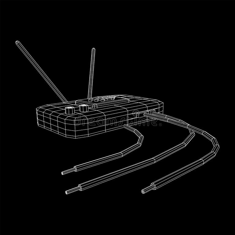 Modem Router with the Antenna High Speed Wireless Wifi Internet Stock ...