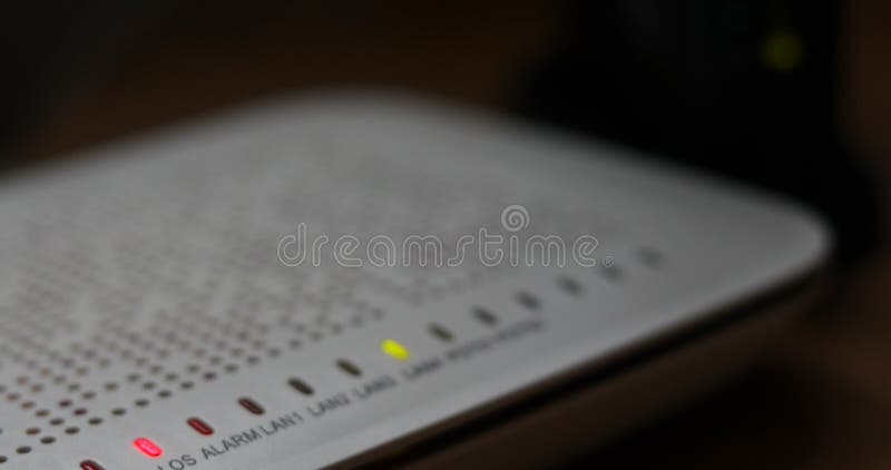 Modem Router Equipment Internet Connection Lost from Server Stock Video ...