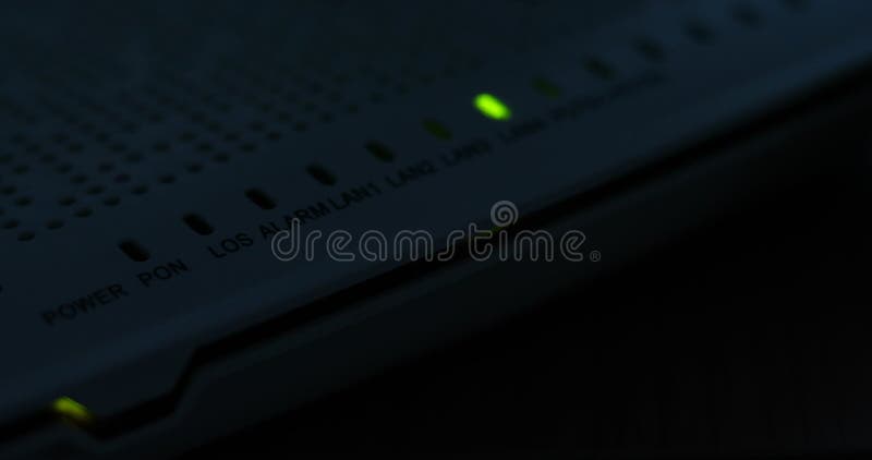 Modem Router Equipment Internet Connection Lost from Server Stock Video ...