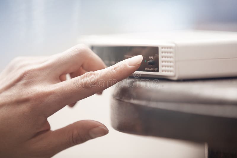 Modem using stock photo. Image of close, connection, interaction - 54429220