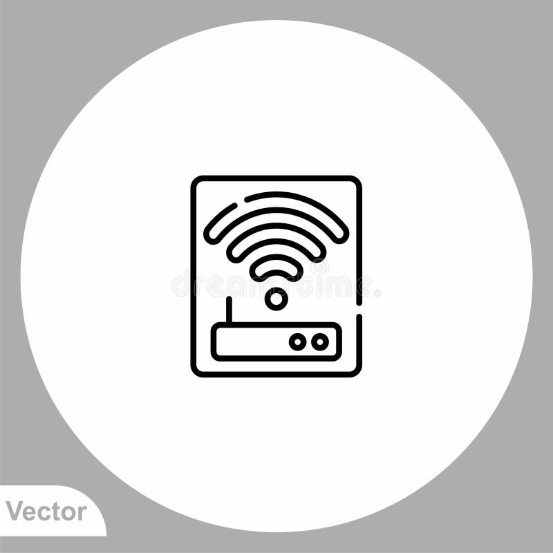 Modem Vector Icon Sign Symbol Stock Vector - Illustration of broadband ... Modem Vector Icon Sign Symbol Stock Vector - Illustration of broadband ...
