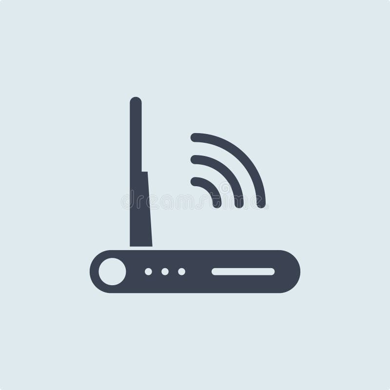 Modem Vector Icon, Wifi Router Symbol. Modern, Simple Flat Vector ...