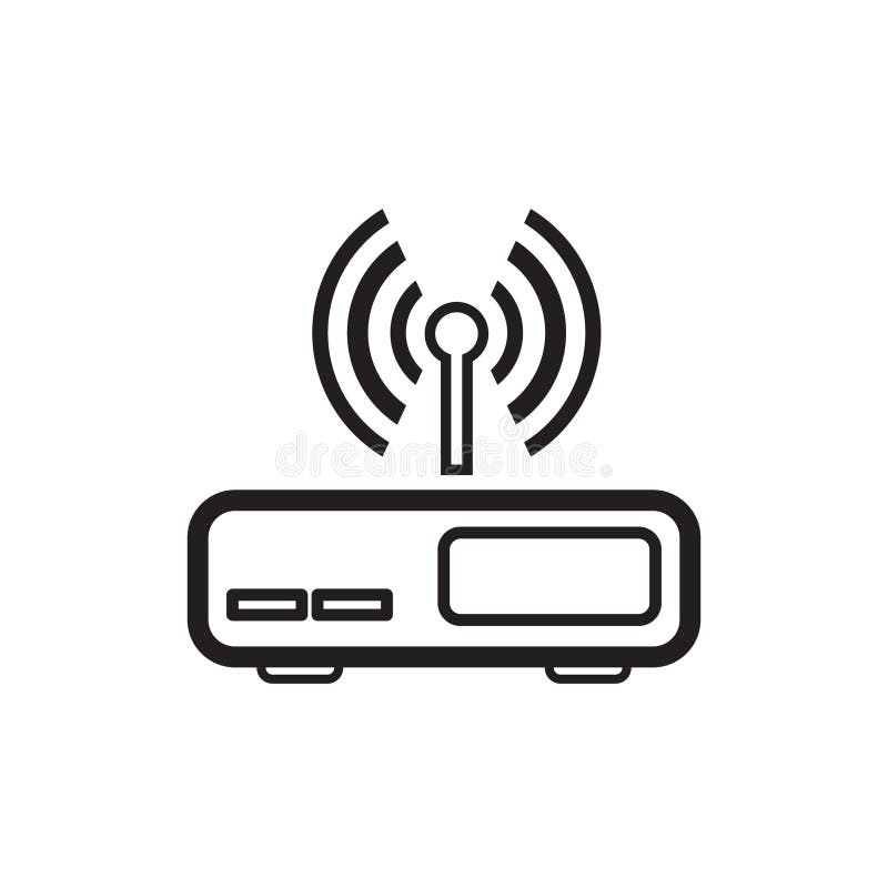 Modem. Vector Illustration Decorative Design Stock Vector ...