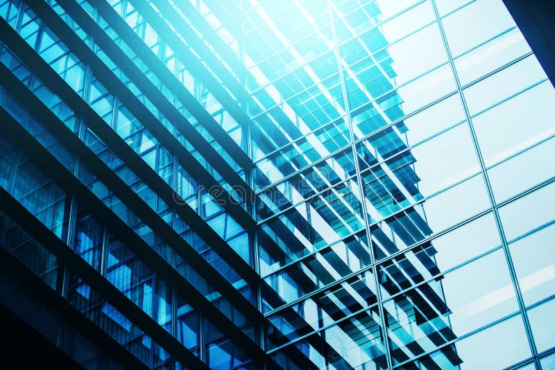 Moden Business Office Building Windows Repeative Pattern Stock Photo ...