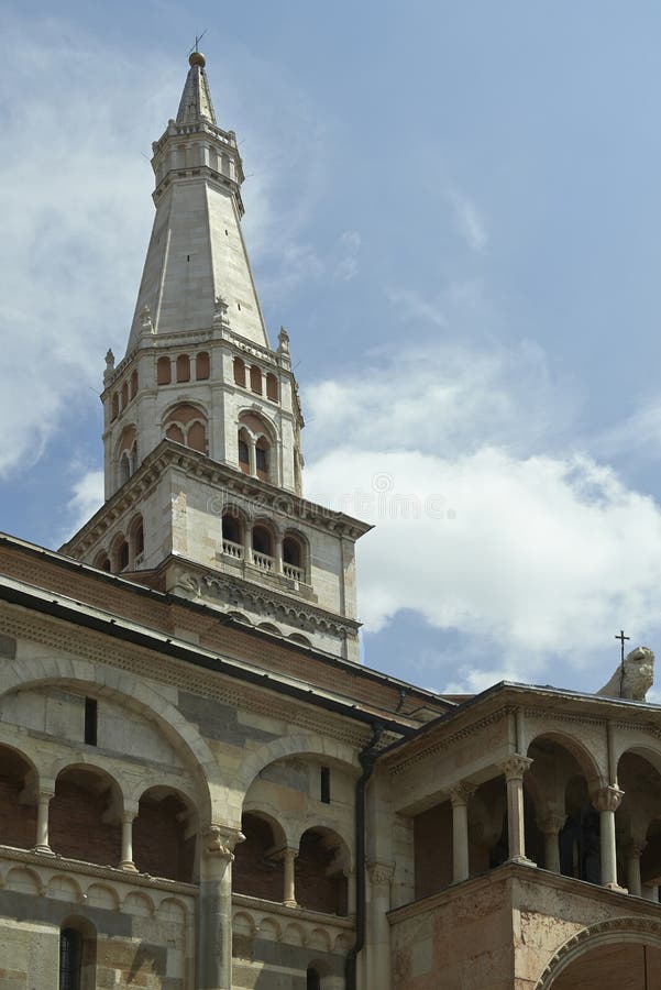 Modena cathedral stock photo. Image of faith, spire, architecture ...