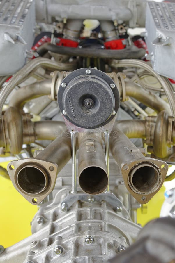 Modena, Italy: Powerful Ferrari Engine Editorial Photo - Image of ...